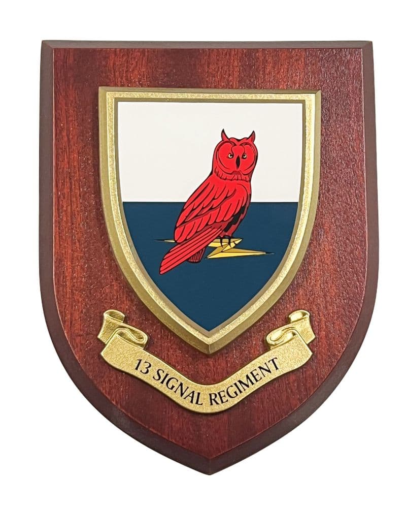 13 Signal Squadron Military Wall Plaque