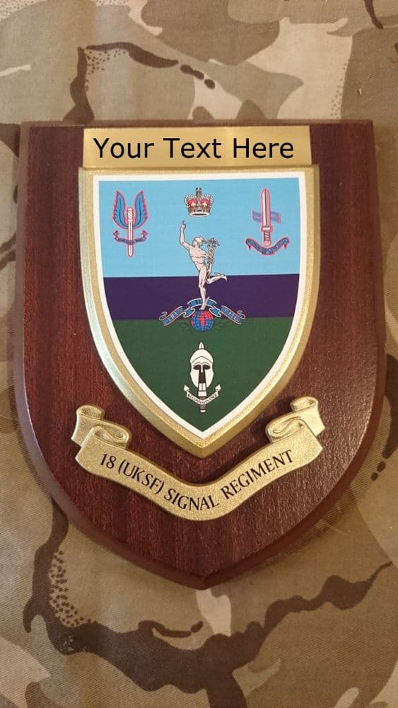 18 UK Special Forces Signal Personalised Military Wall Plaque