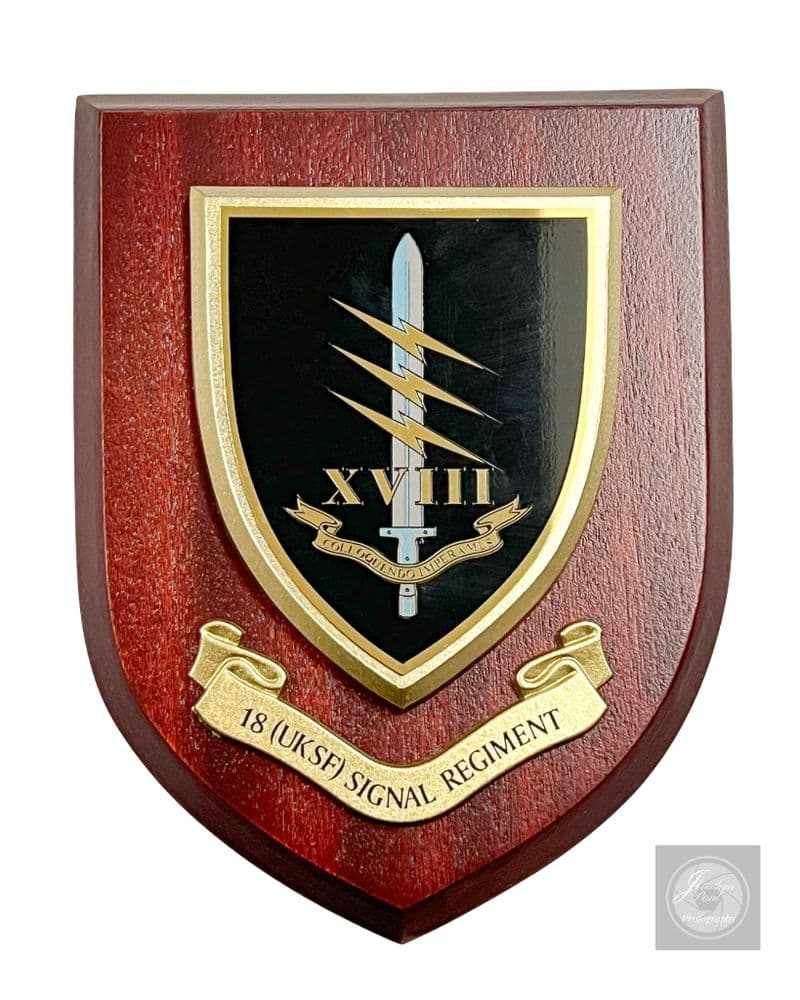 18 UKSF Signal Regiment Military Wall Plaque v2