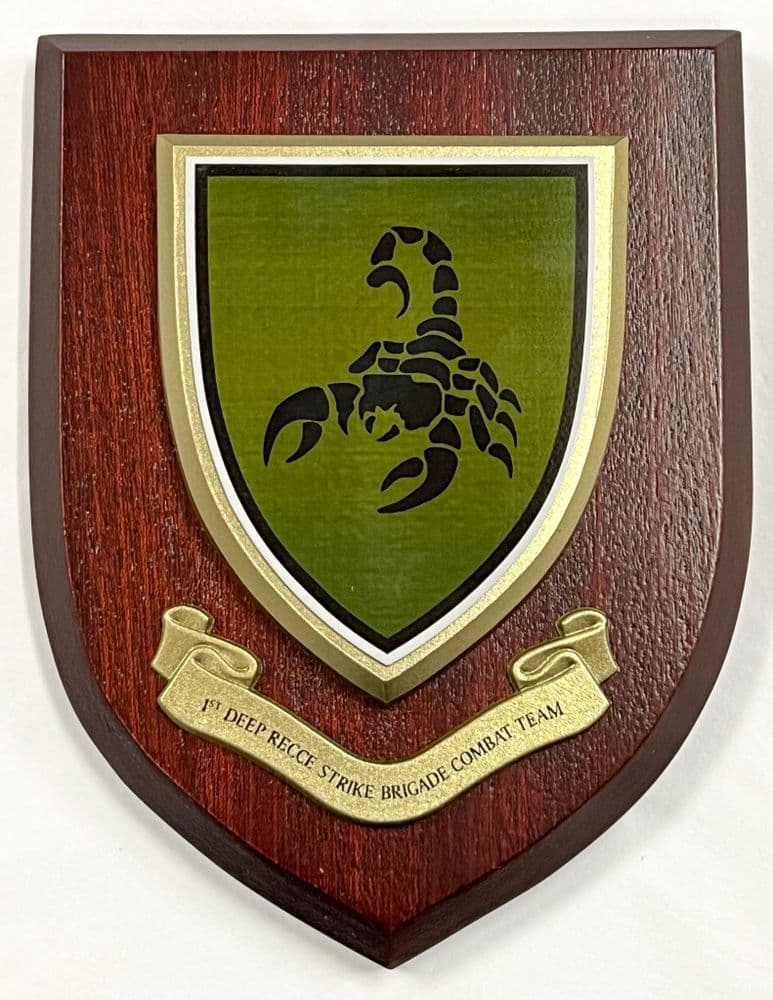 1st Deep Recce Strike Brigade Combat Team Military Wall Plaque