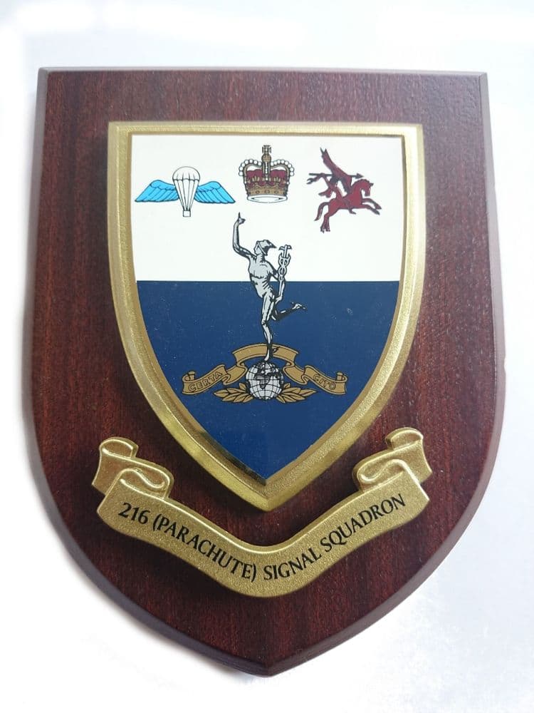 216 Parachute Signal Squadron Military Wall Plaque