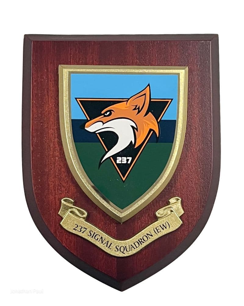 237 Signal Squadron Regimental EW Wall Plaque