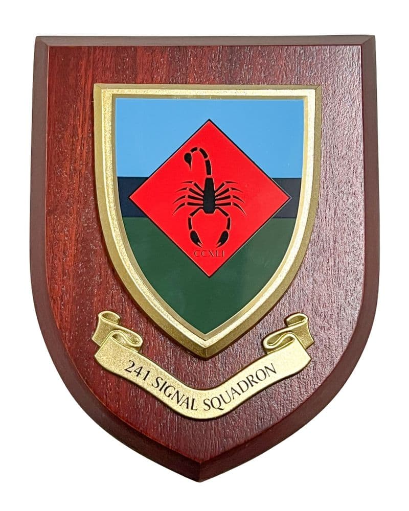 241 Signal Squadron Military Wall Plaque