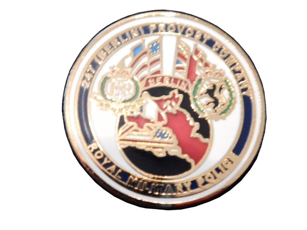 247 Berlin RMP Provost Guards Royal Military Police Lapel Badge