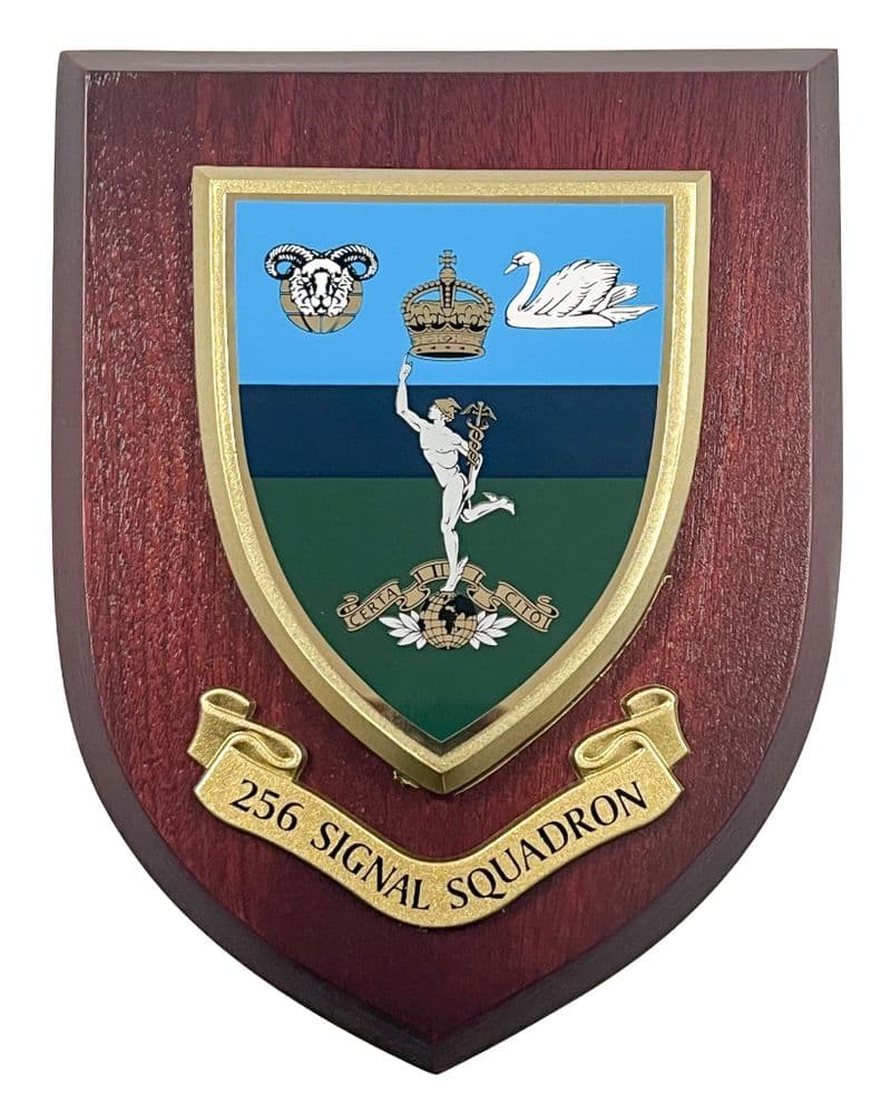 256 Signal Squadron Military Wall Plaque