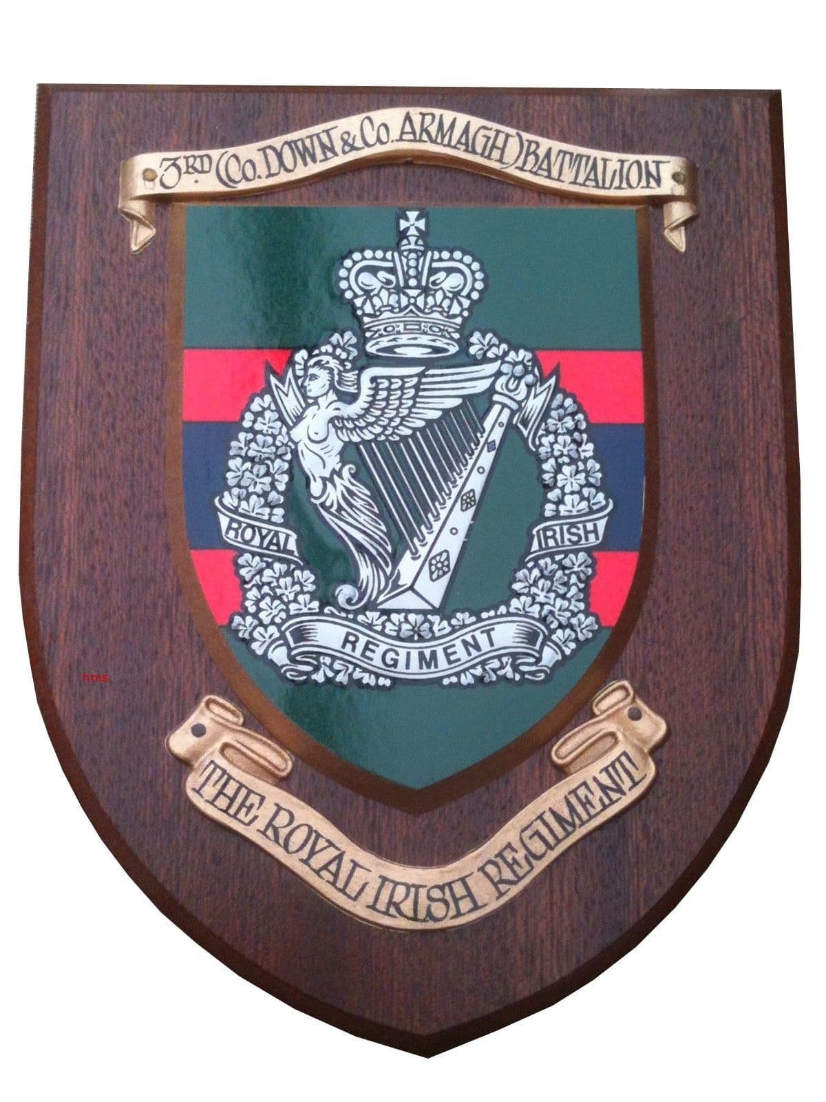 3 rd Irish Regiment Down and Armagh Military Wall Plaque Shield
