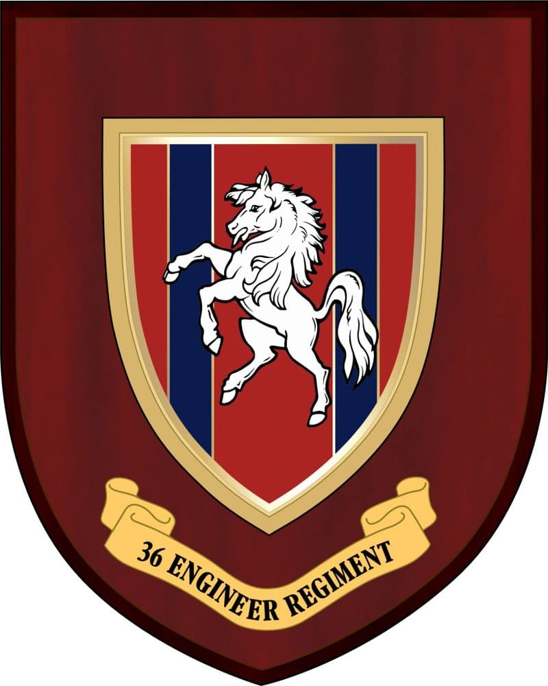 36 Engineer Regiment Military Wall Plaque