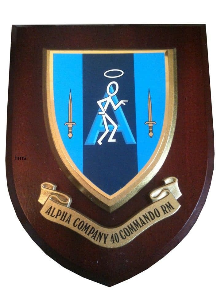 40 commando Alpha Company Royal Marines Regiment Military Wall Plaque ...