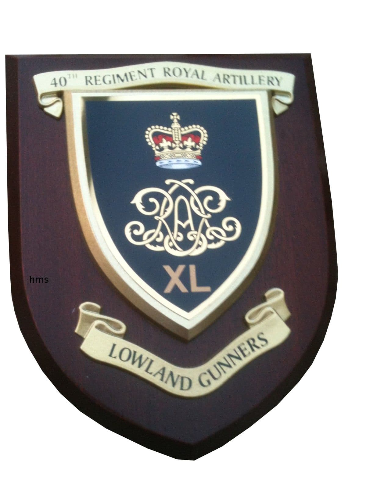 40th Regiment Royal artillery Lowland Gunners Military Wall Plaque