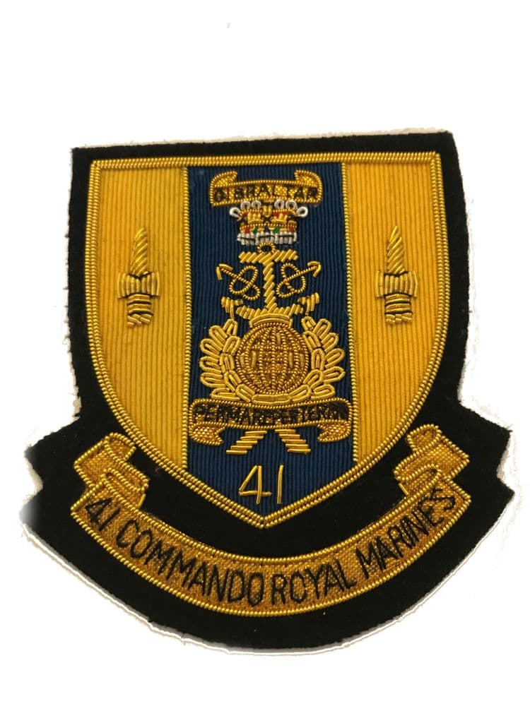 41 Commando Royal Marines Military Blazer Badge