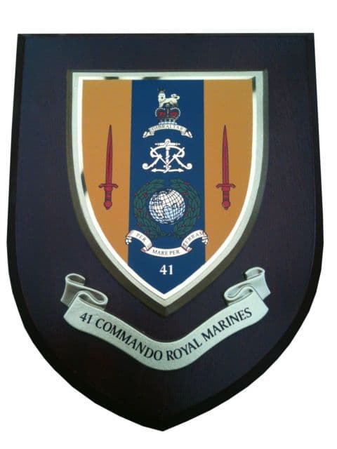 41 Commando Royal Marines Regimental Military Wall Plaque