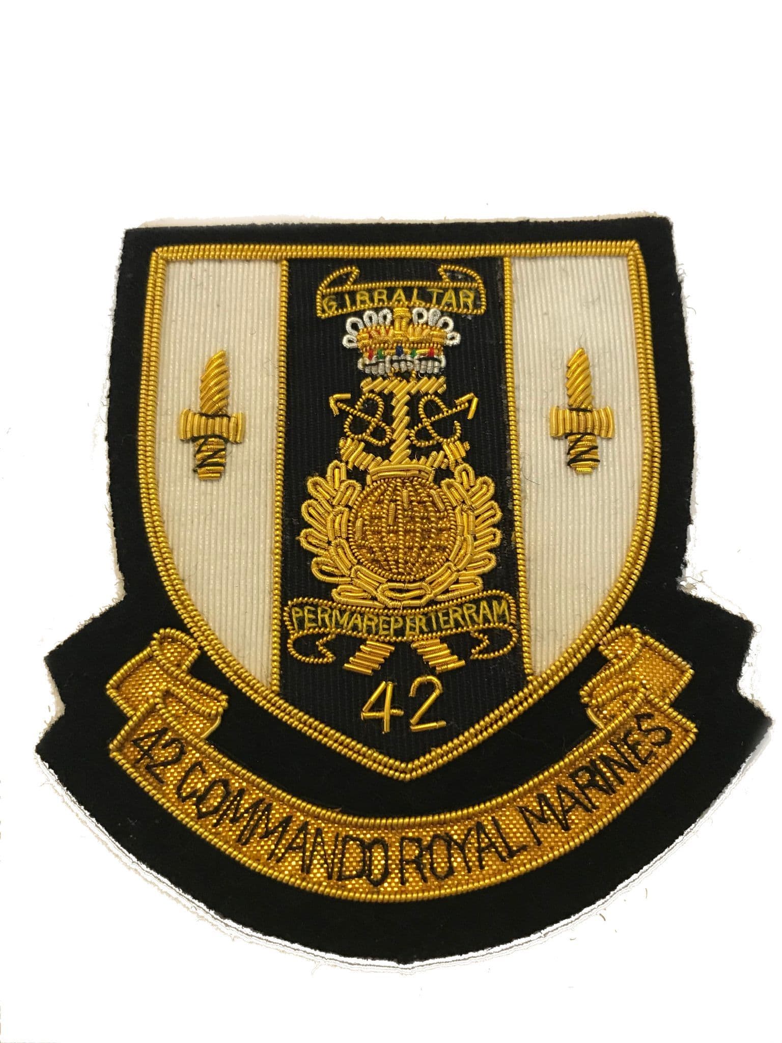 42 Commando Royal Marines Military Blazer Badge