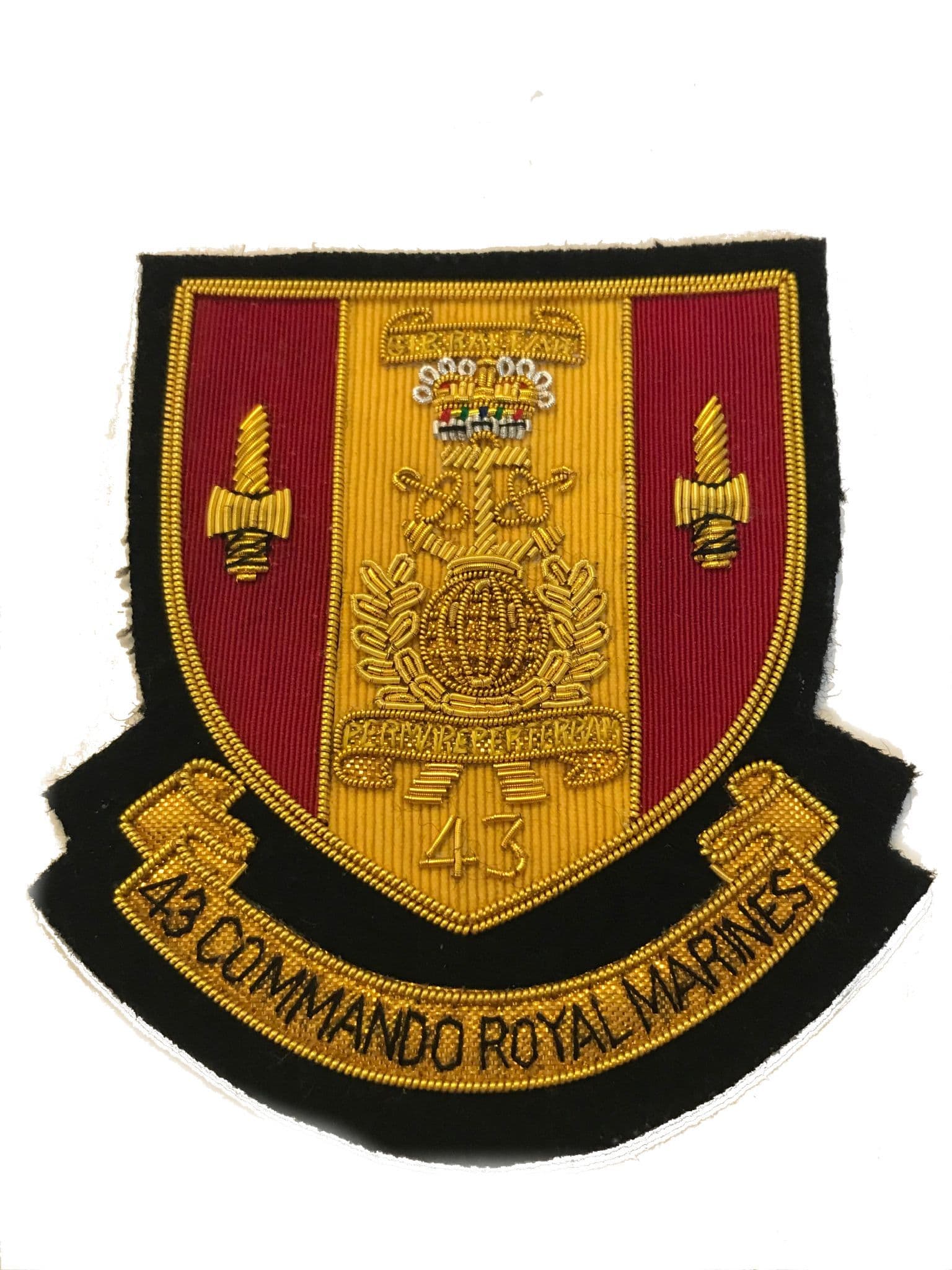 43 Commando Royal Marines Military Blazer Badge