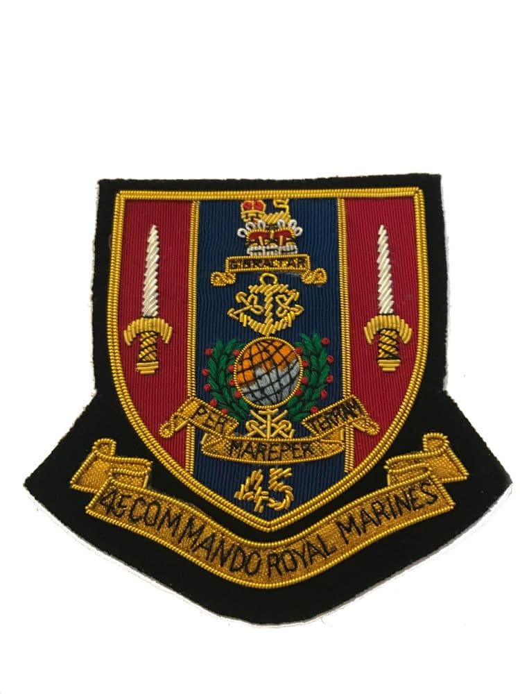 45 Commando Royal Marines Military Blazer Badge