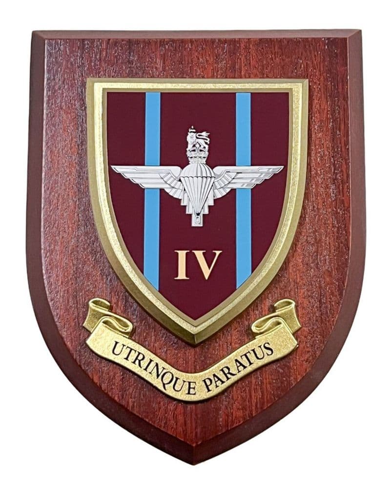 4th Parachute Regiment Military Wall Plaque Shield