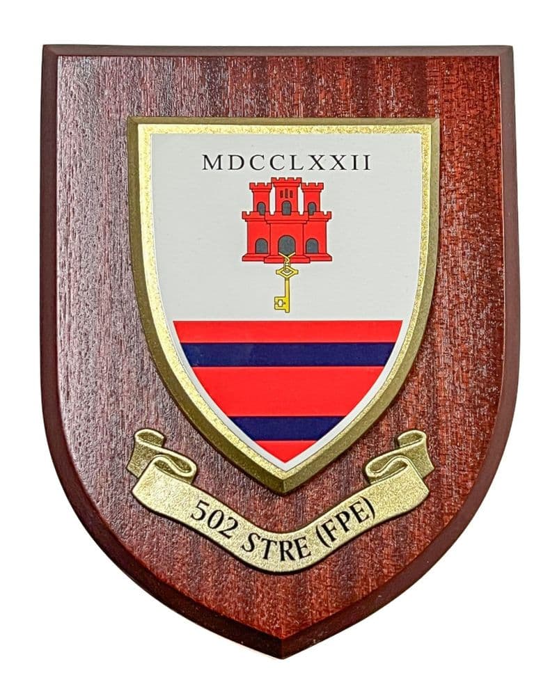 Royal Engineer Regiment Military Wall Plaque Shield