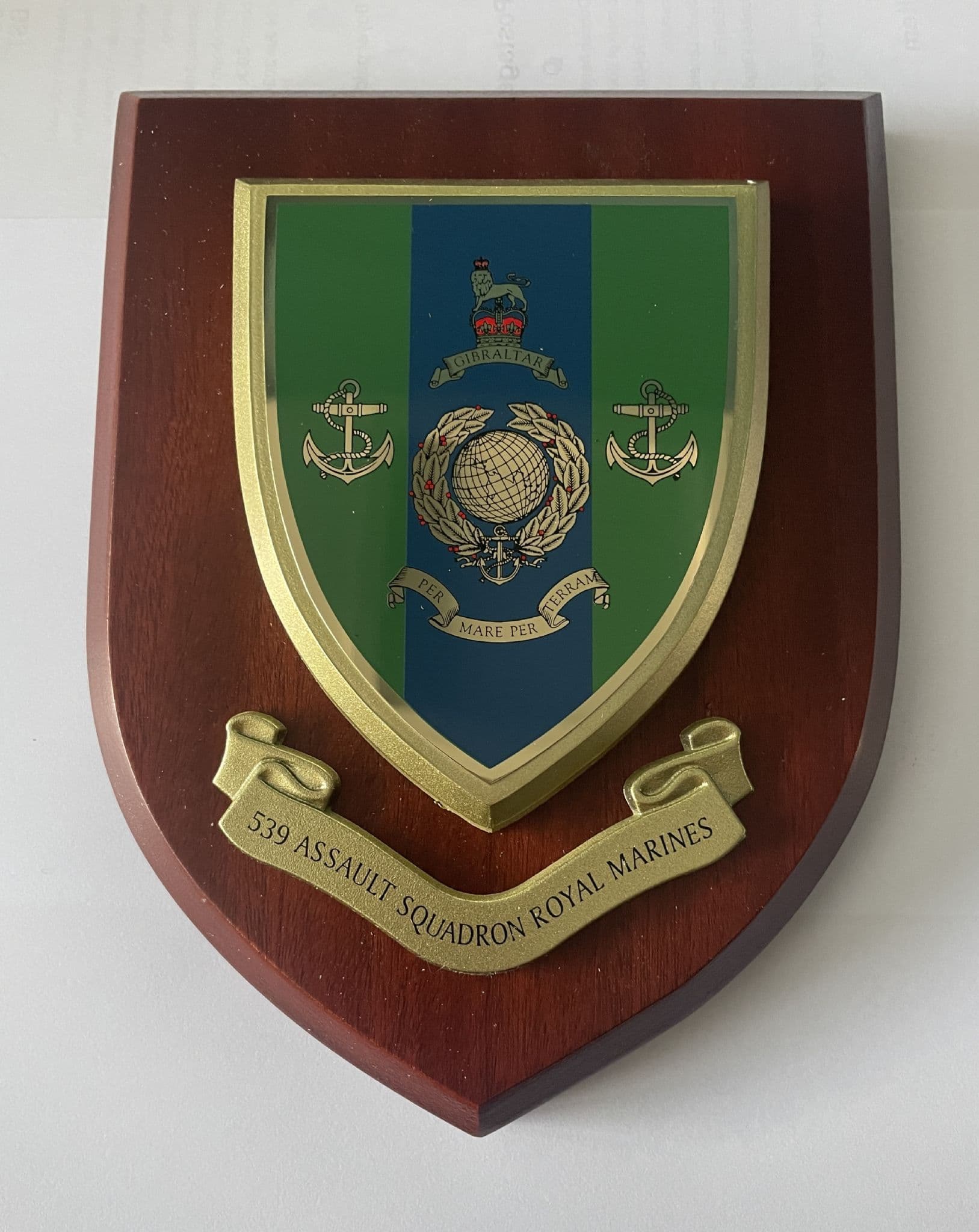 Military Wall Plaques Five Wall Plaques, 3 British Military To Include