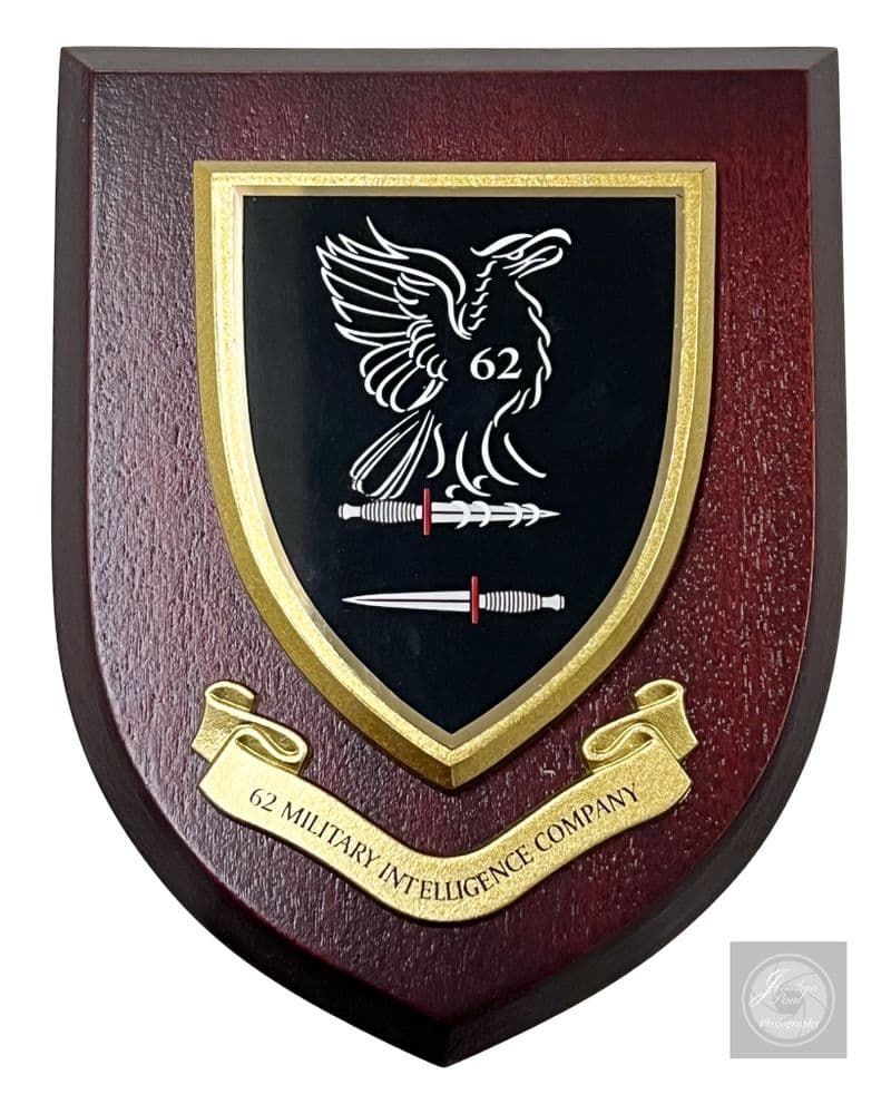62 Military Intelligence Military Wall Plaque
