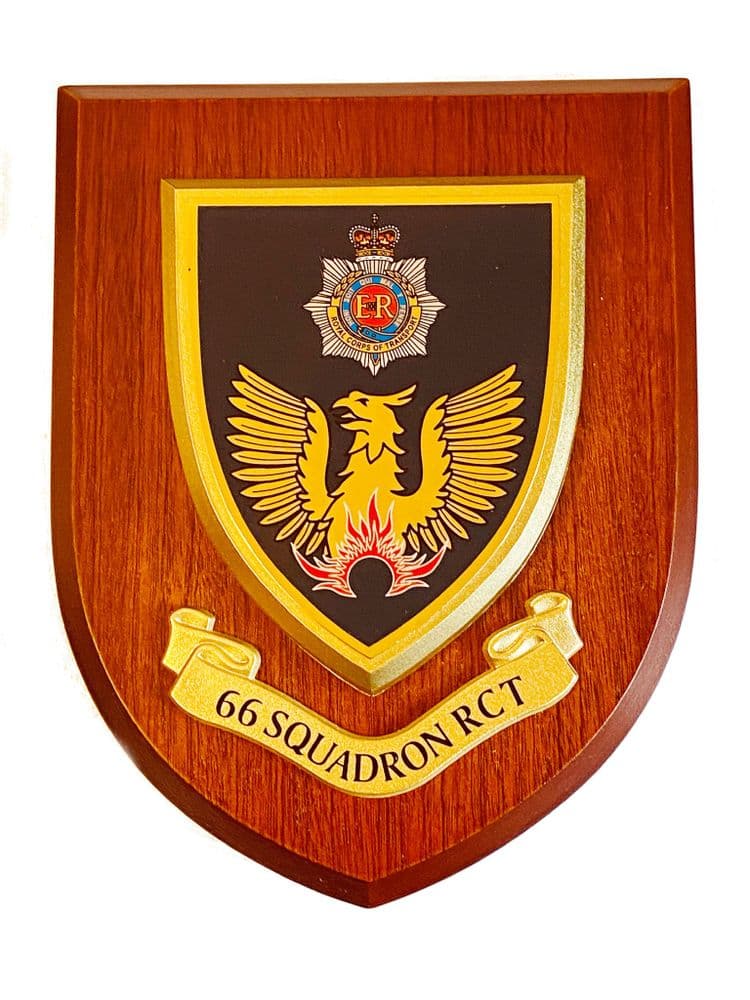 66 Sqn RCT Royal Corps of Transport Wall Plaque