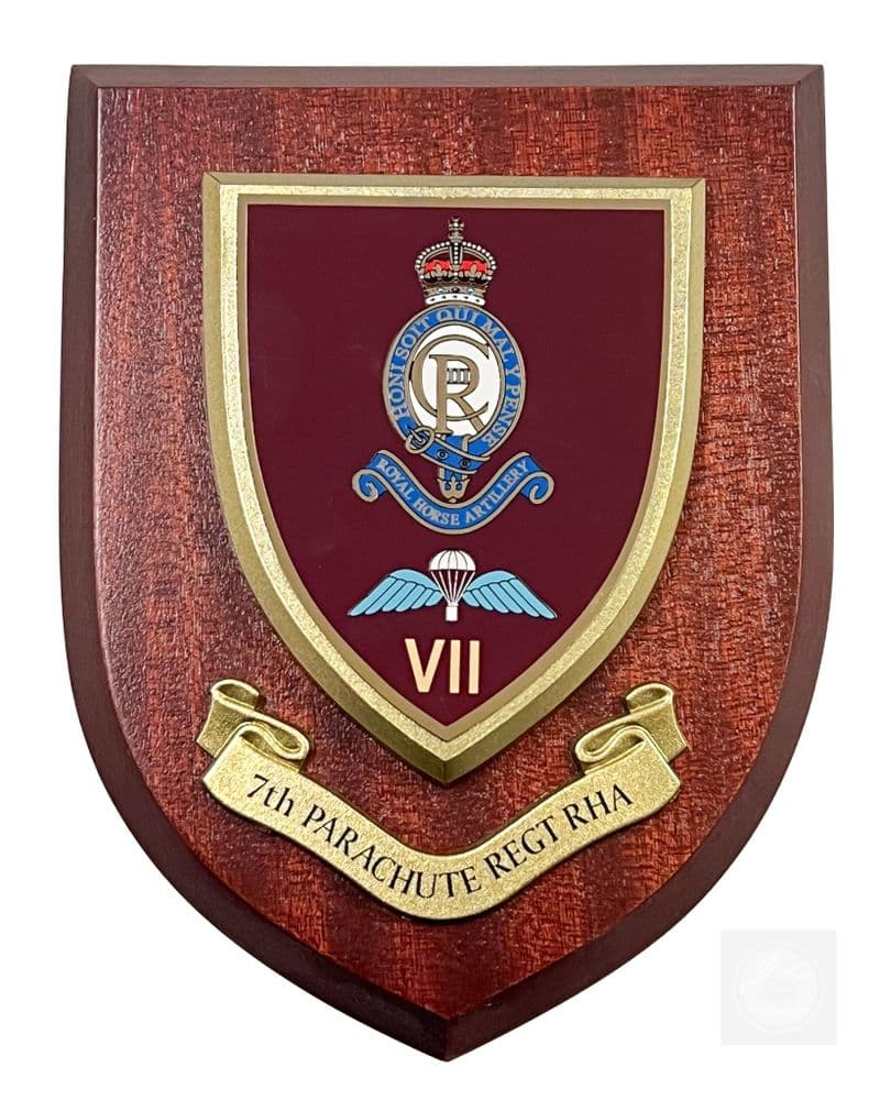 7 Parachute Regiment RHA Kins Crown Royal horse Artillery Military Wall ...