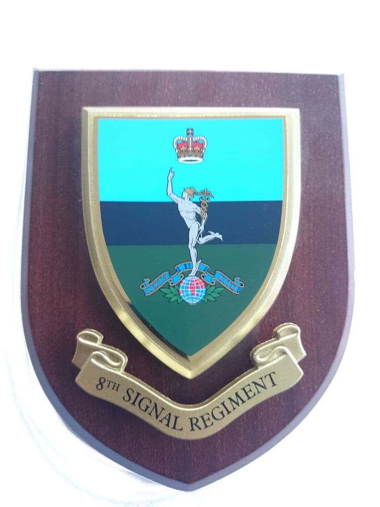 8th Signals Regiment Military Wall Plaque
