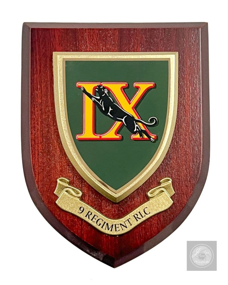 9 Regiment RLC Military Wall Plaque