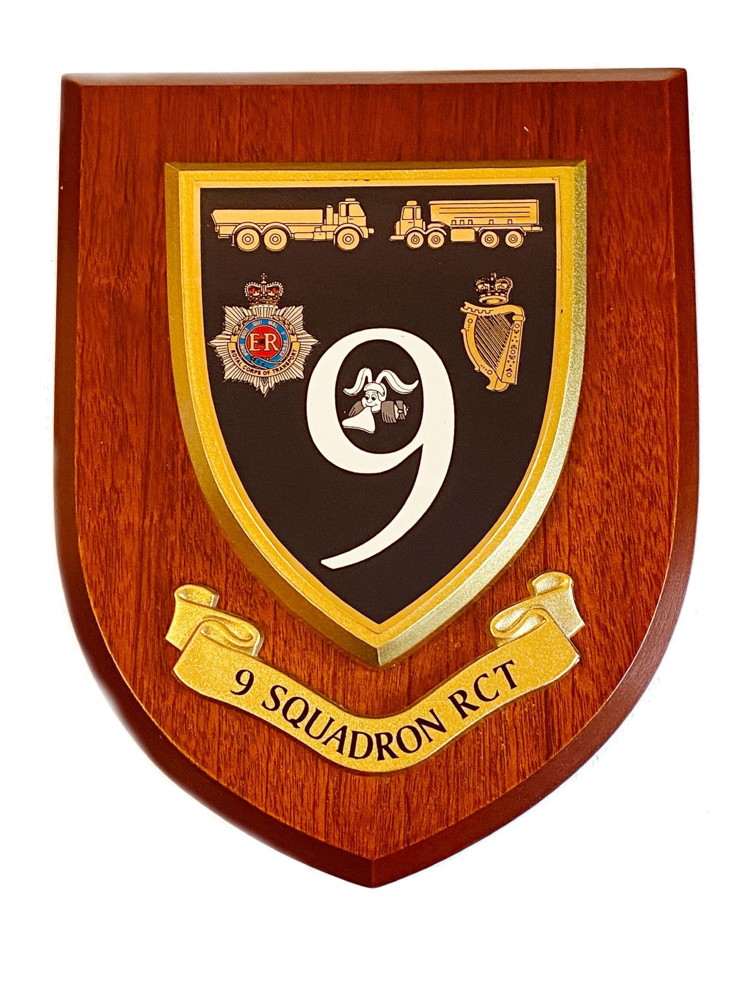 9 Sqn RCT Royal Corps of Transport Wall Plaque