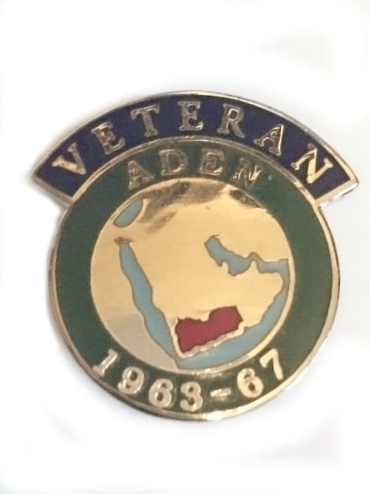 Aden British Armed Forces Veteran Military Lapel Badge