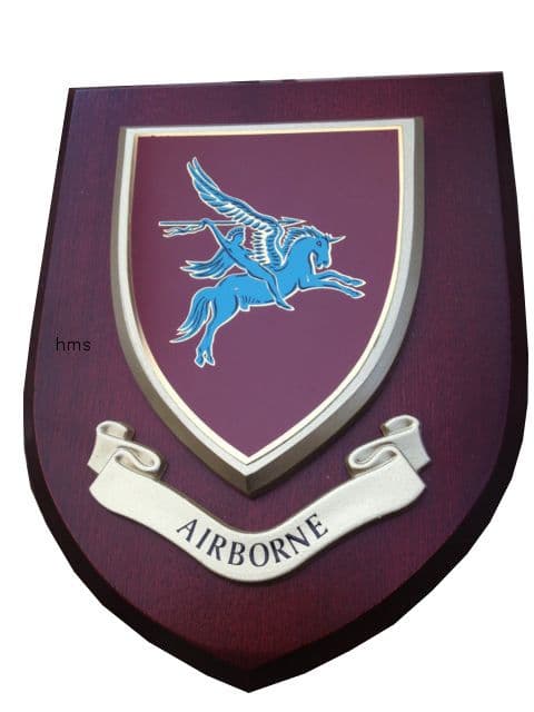Airborne Military Wall Plaque Mess Shield