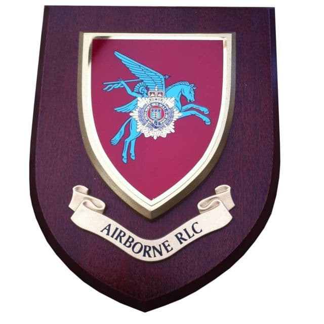 Airborne RLC Royal Logistic Corps Military Army Wall Plaque Mess Shield