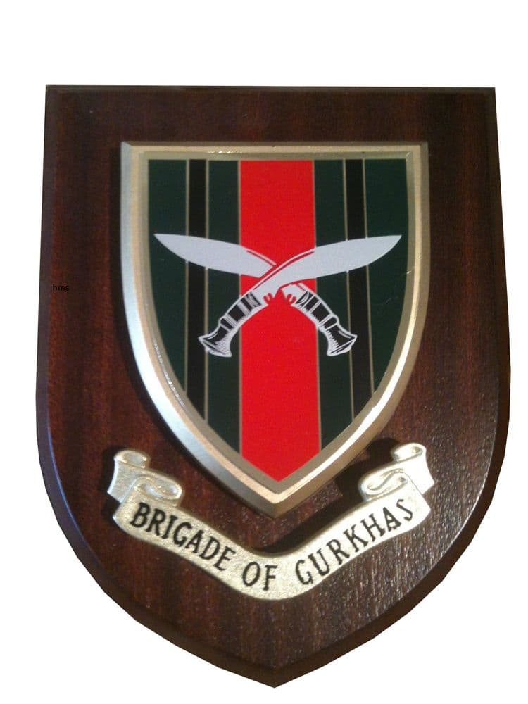Brigade of Gurkhas Regimental Military Wall Plaque