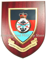 British Embassy Defence Section Regimental Wall Plaque