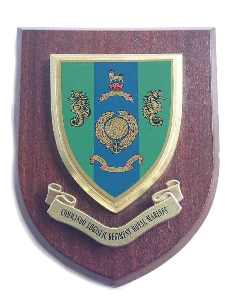 Commando Logistic Regiment Royal Marines Wall Plaque