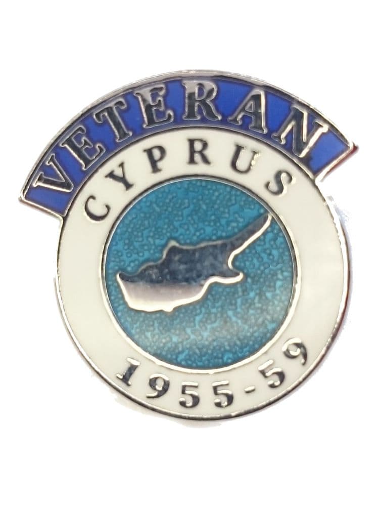 Cyprus British Armed Forces Veteran War Military Lapel Badge