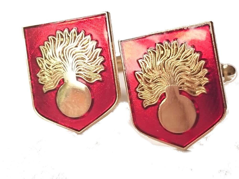 Grenadier Guards Military Cufflinks Shield