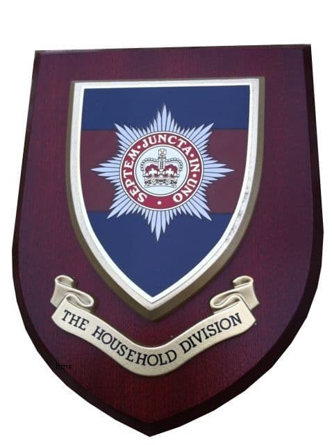Household Division Regimental Military Wall Plaque Shield