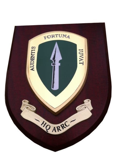 HQ ARRC Regimental Military Wall Plaque