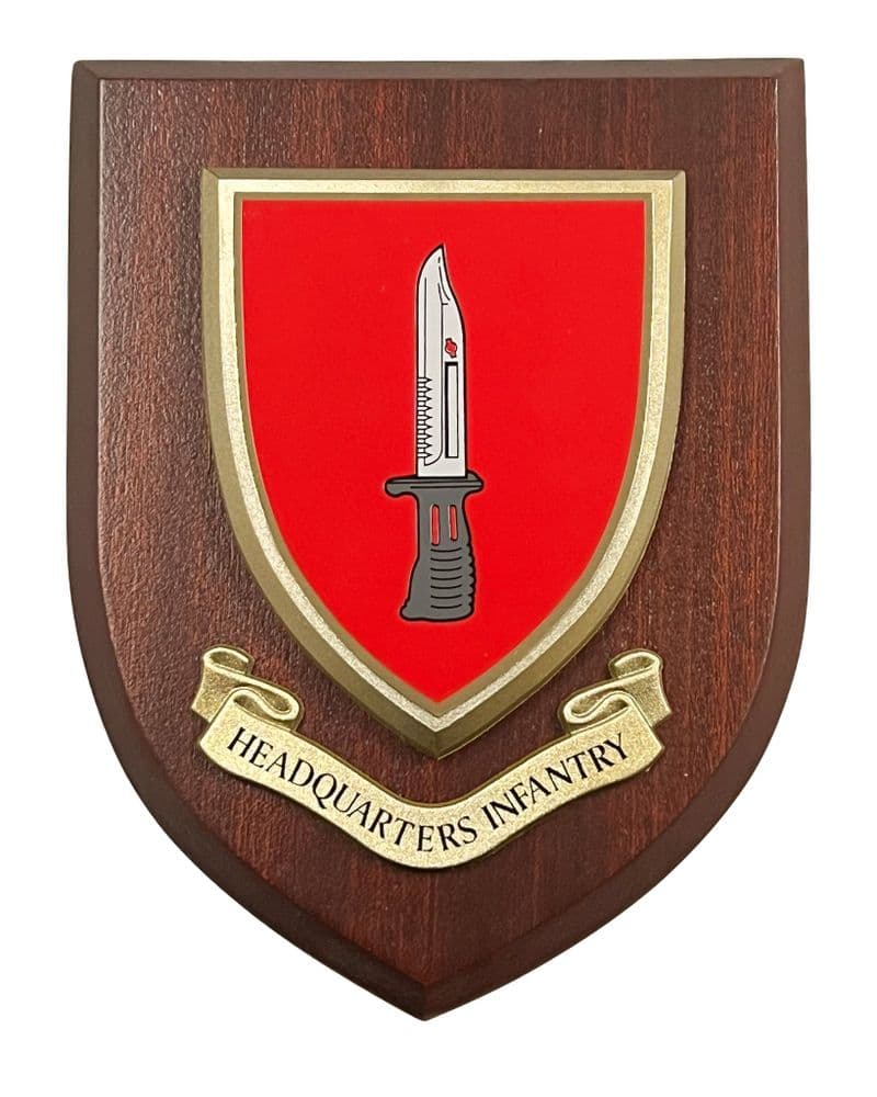 Infantry Headquarters Military Army Wall Plaque