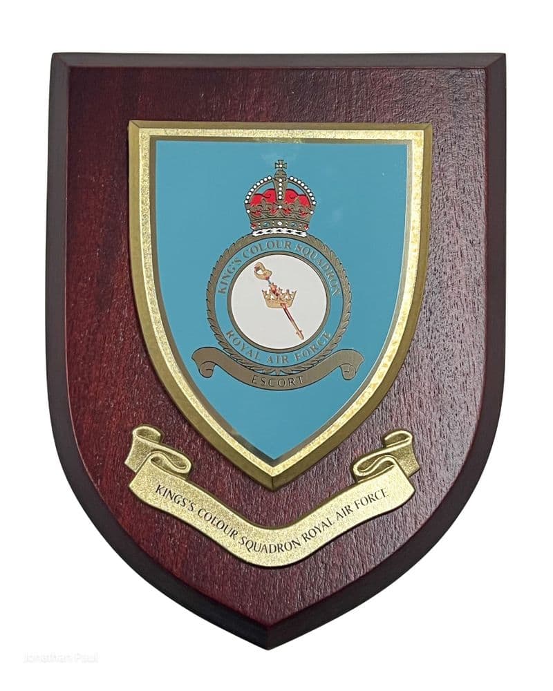 Kings Colour Squadron Royal Air Force Military Wall Plaque