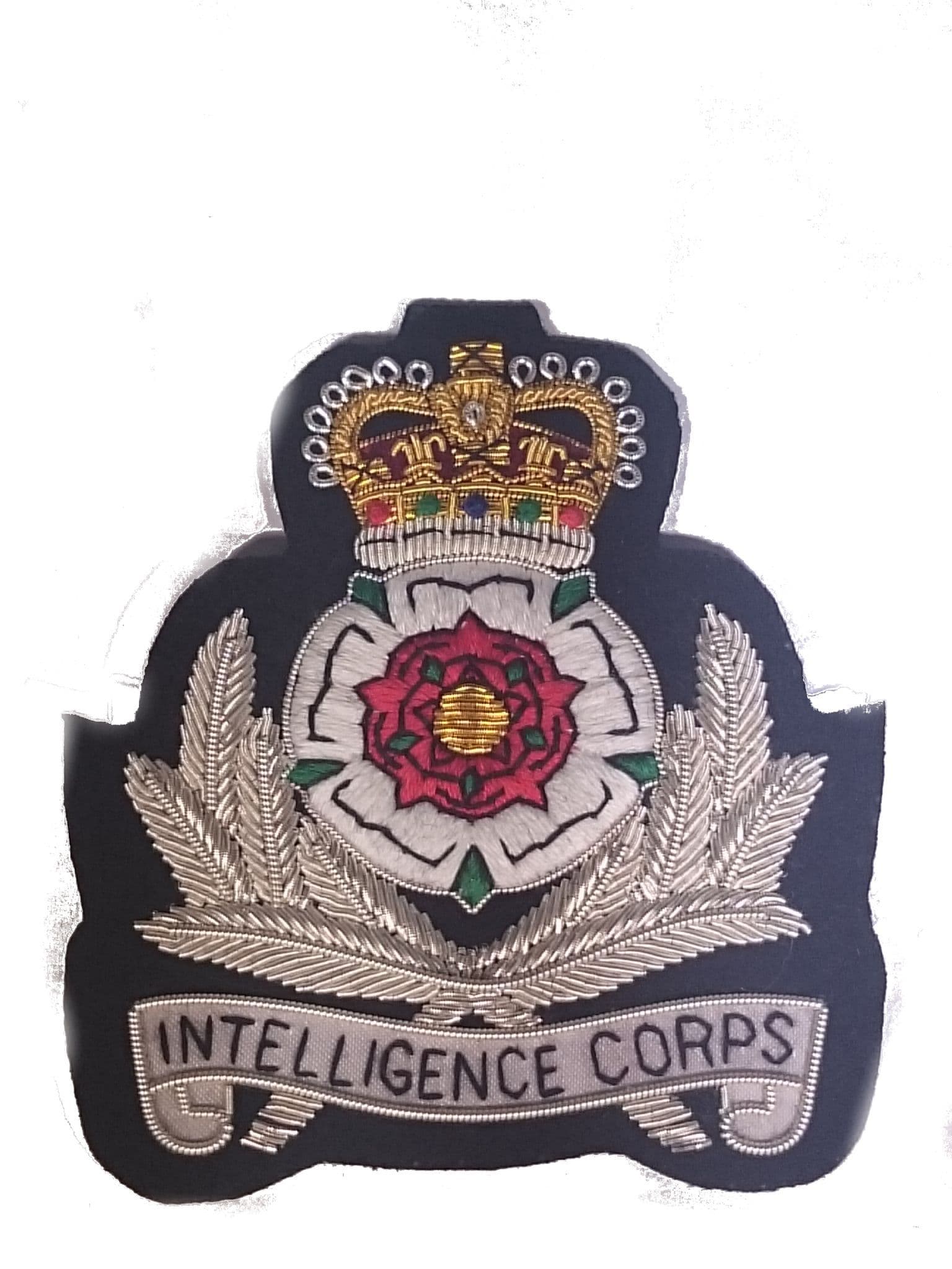 Military Intelligence Corps Blazer Badge Wire Bullion Badge