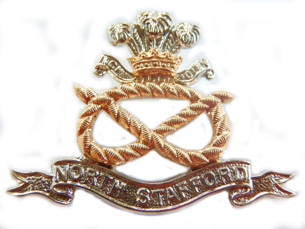 North Stafford Cap Badge