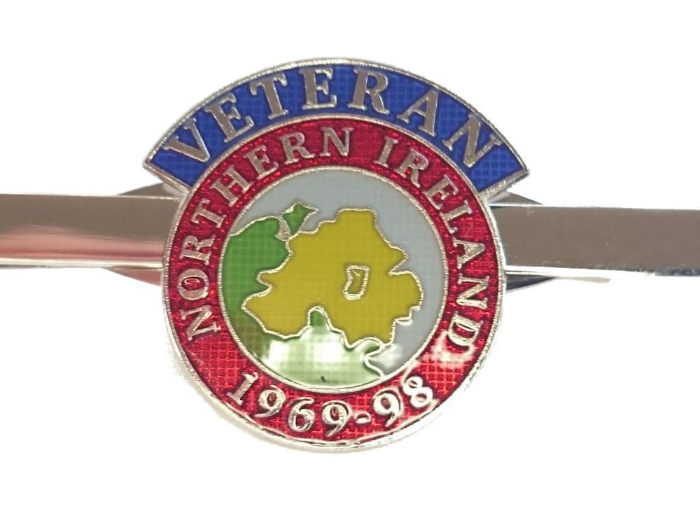 Northern Ireland British Armed Forces Veteran Regimental Tie Clip Slide ...