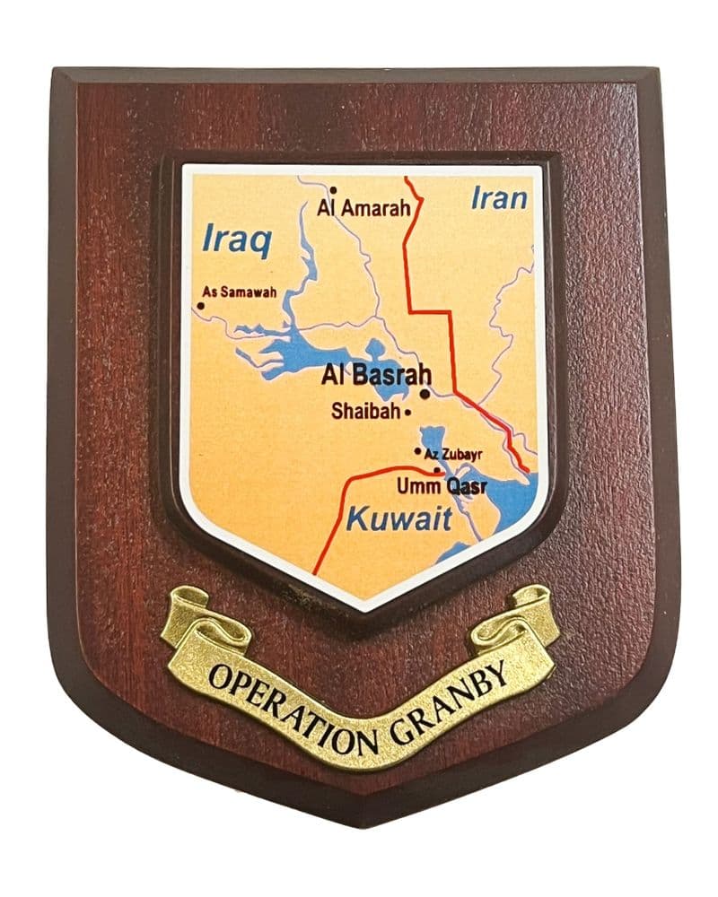 Operation Granby Military Wall Plaque