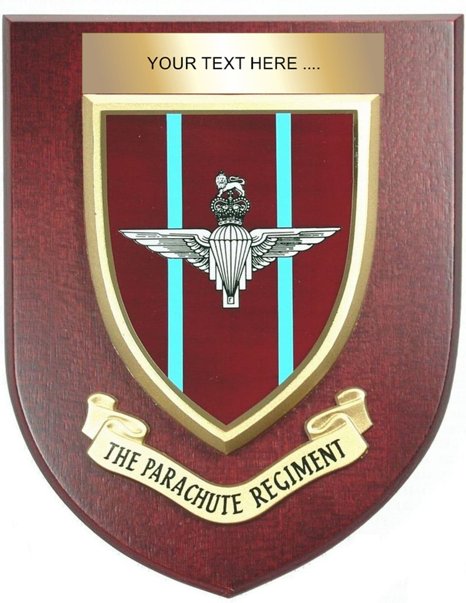 Parachute Regiment Military Wall Plaque Shield