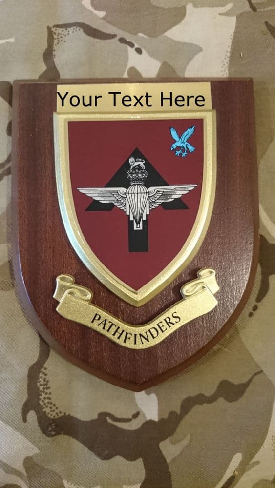Pathfinders Personalised Military Wall Plaque New Style