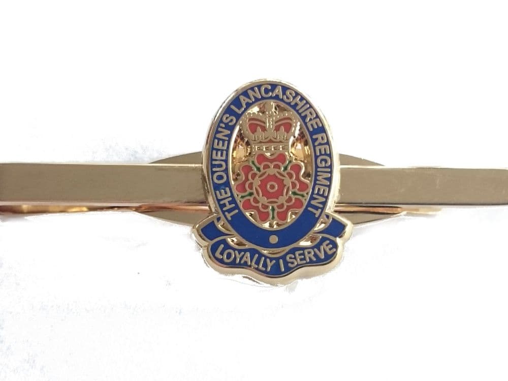QLR Queen Lancashire Regiment Military Tie Clip Slide Bar