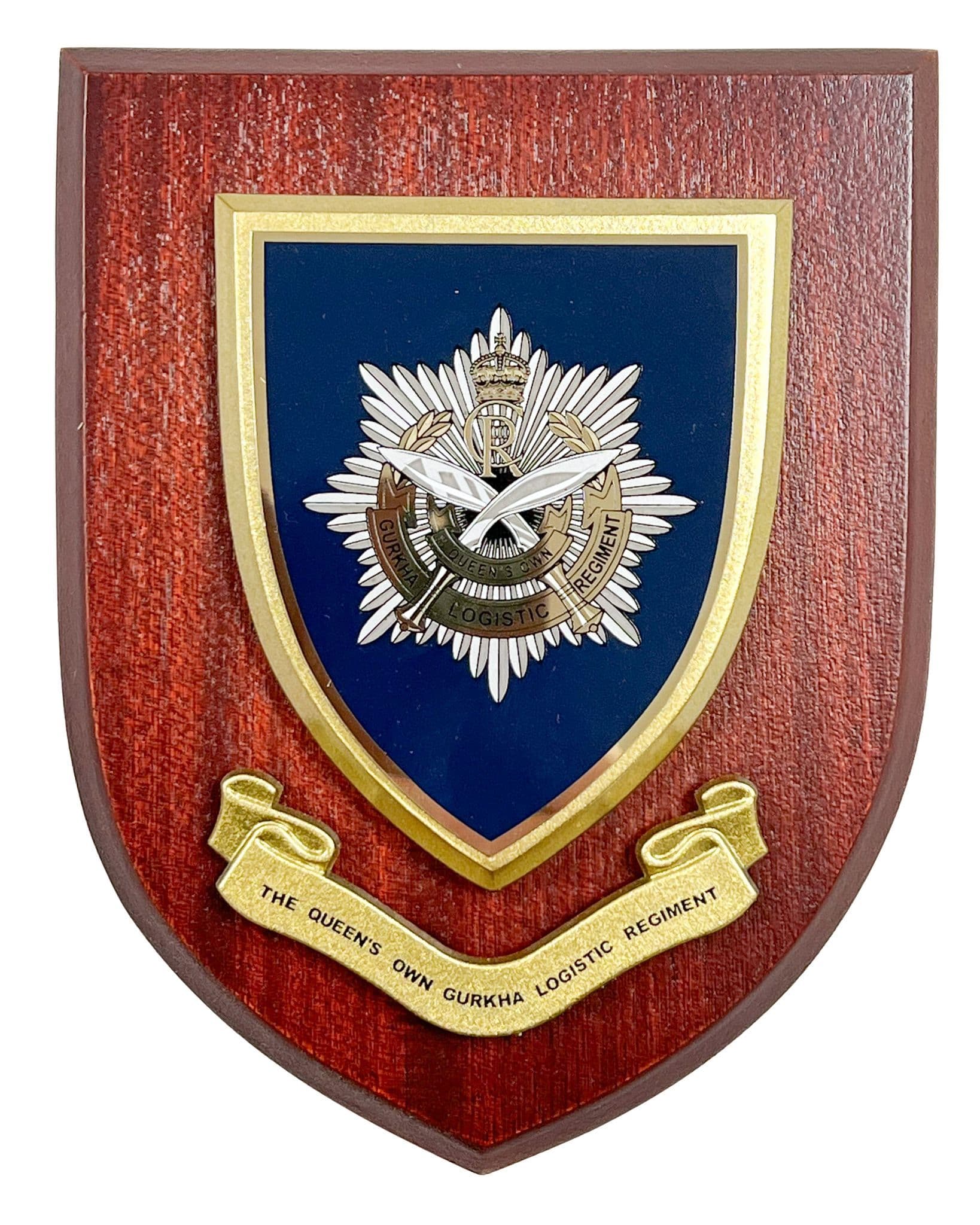Queens Own Gurkha Logistic Regiment K/C Wall Plaque