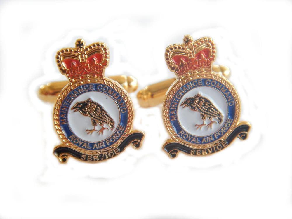RAF Maintenance Service Royal Air Force Military Cufflinks