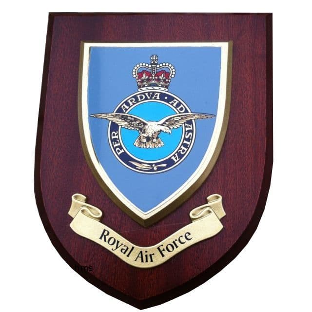 RAF Royal Air Force Military Wall Plaque