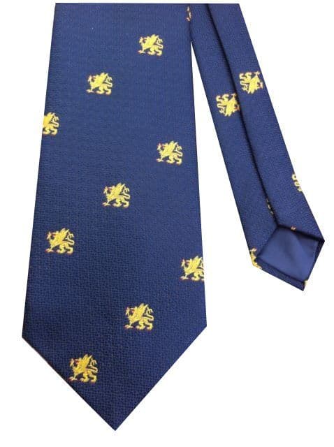 RAF Royal Air Force Police Cap Badge Motif Regimental Military Tie